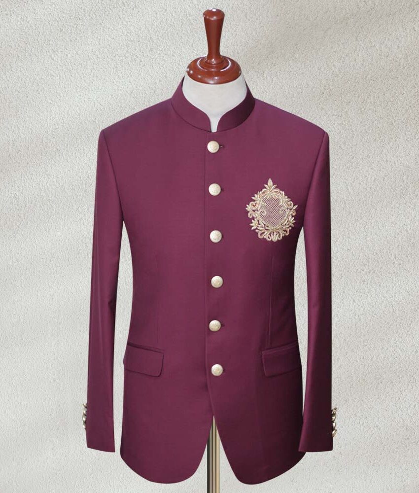 Buy Navy Blue Indo Western Prince Suit